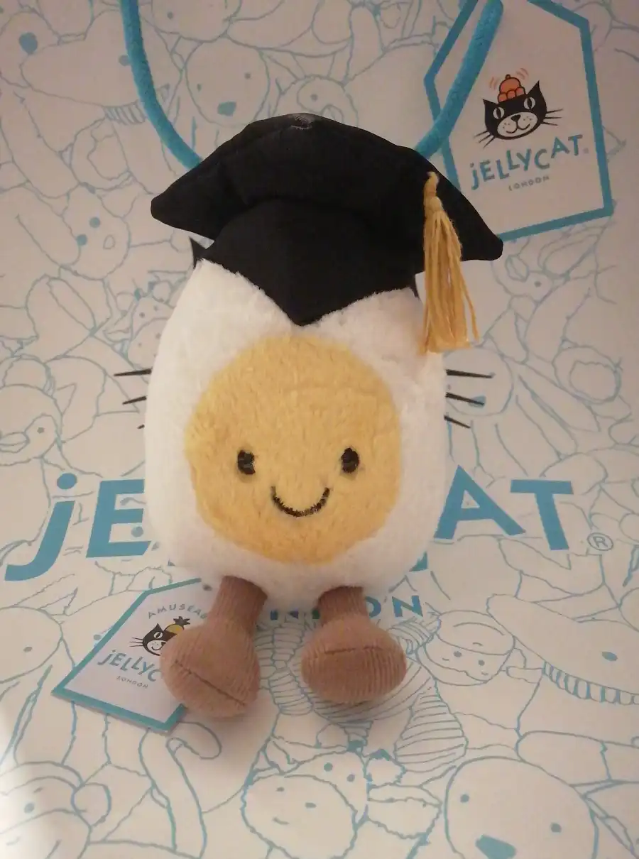 Amuseables Boiled Egg Graduation Jellycat Photo by Beckylovespatch1995 ...