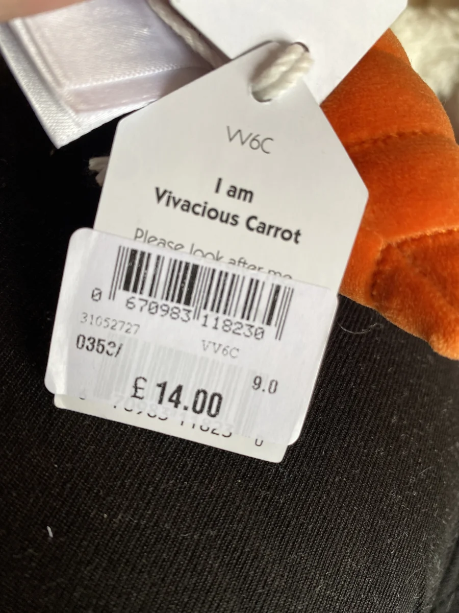 Vivacious Vegetable Carrot Photo by Jellycat - JellyCats Collection ...